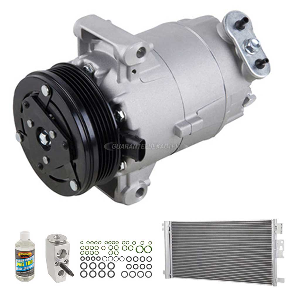 2008 saturn Aura A/C Compressor and Components Kit 2.4L Engine - Non ...