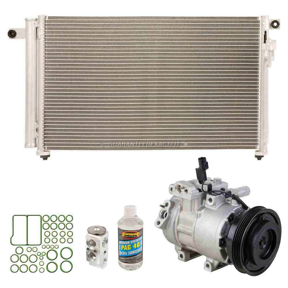 2009 kia Rio A/C Compressor and Components Kit All Models 60-80554-r5