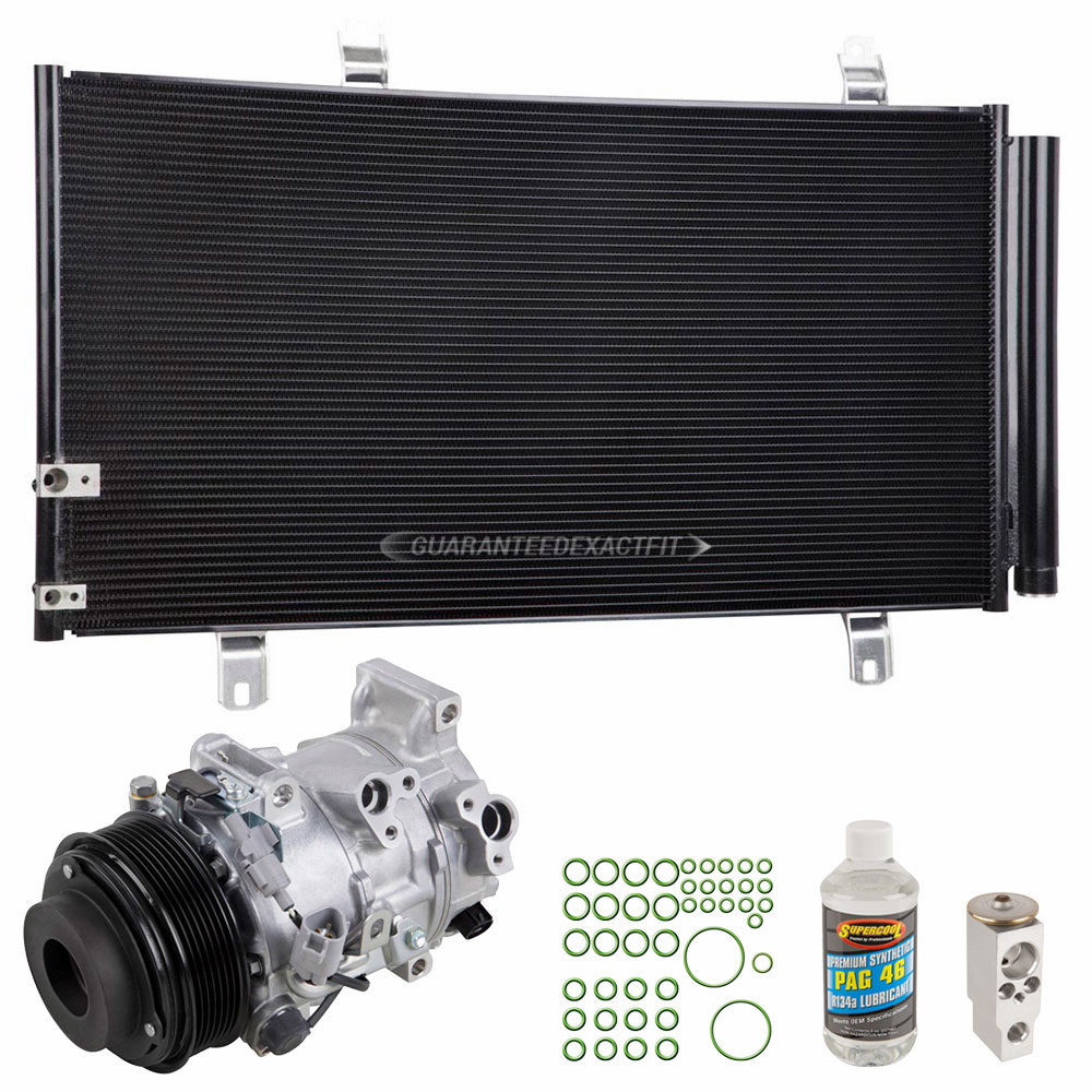 2011 Toyota Camry A/C Compressor and Components Kit 3.5L Engine 60-80558-R5