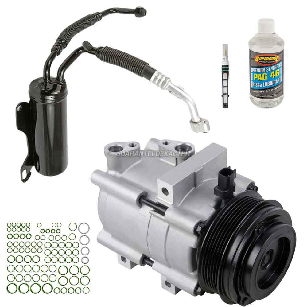 2011 Ford E Series Van A/C Compressor and Components Kit Without Rear ...