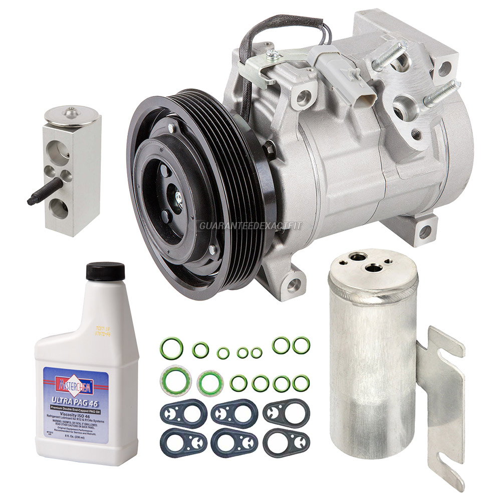 2005 Chrysler Pacifica A/C Compressor and Components Kit 3.8L Engine 60 ...
