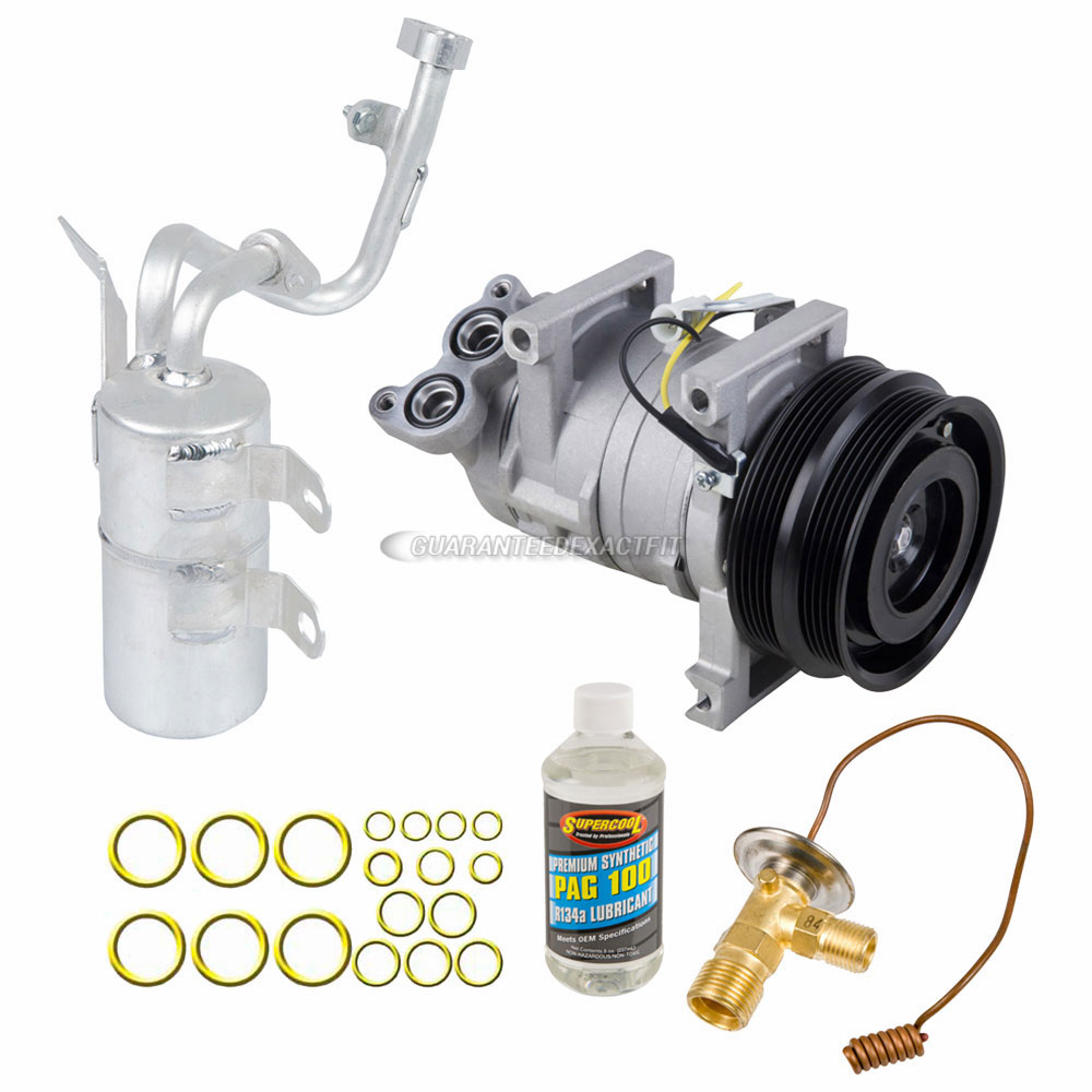 2004 Volvo S40 A/C Compressor and Components Kit 2.4L Engine - w ...