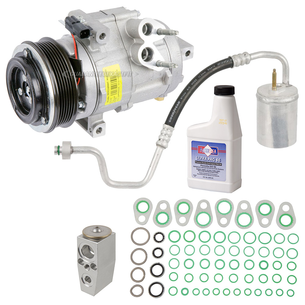 2011 lincoln MKS A/C Compressor and Components Kit 3.7L Engine 60-82343-rk