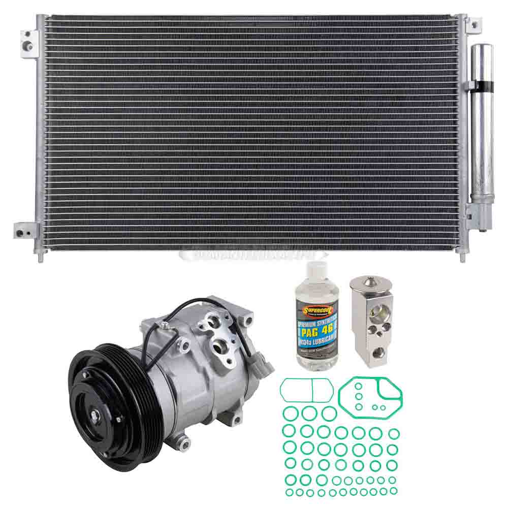 2006 honda Accord A/C Compressor and Components Kit 3.0L Non-Hybrid Engine - Sedan Models 60 ...