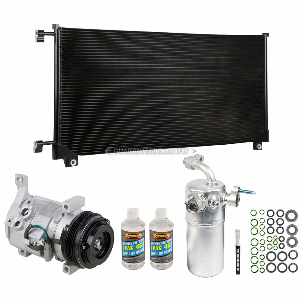 2000 Chevrolet Suburban A/C Compressor and Components Kit With Rear Air ...