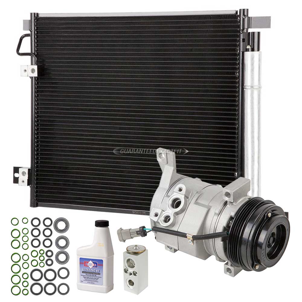 2010 hummer H3 A/C Compressor and Components Kit 5.3L Engine 60-82620-r6