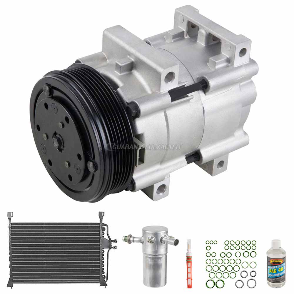 1992 ford Aerostar A/C Compressor and Components Kit 4.0L without Rear ...