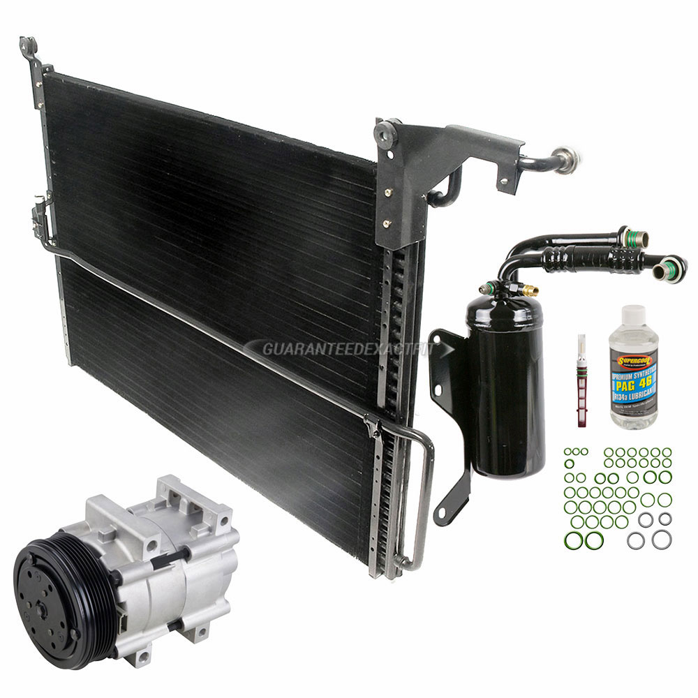 1995 ford E Series Van A/C Compressor and Components Kit 4.9L 5.0L 5.8L ...