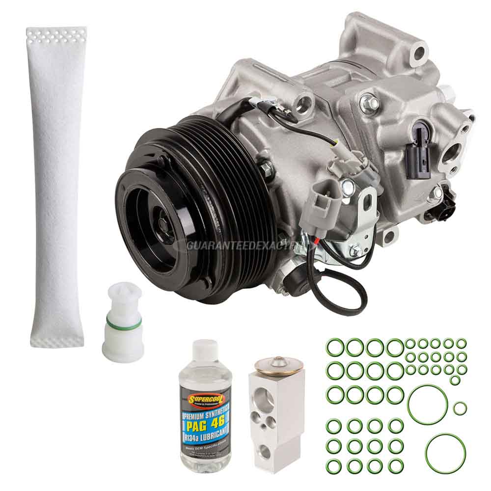 2011 toyota Sienna A/C Compressor and Components Kit 3.5L Engine 60 ...
