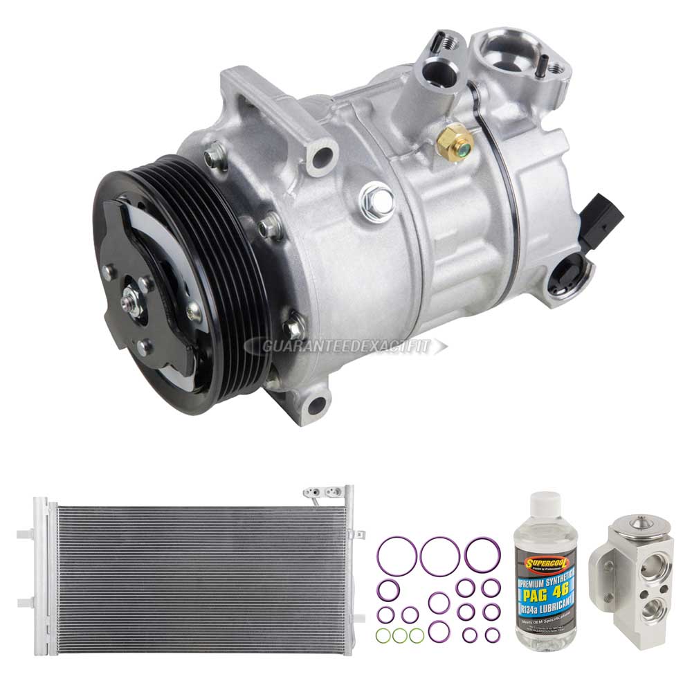 2010 volkswagen GTI A/C Compressor and Components Kit with Denso ...
