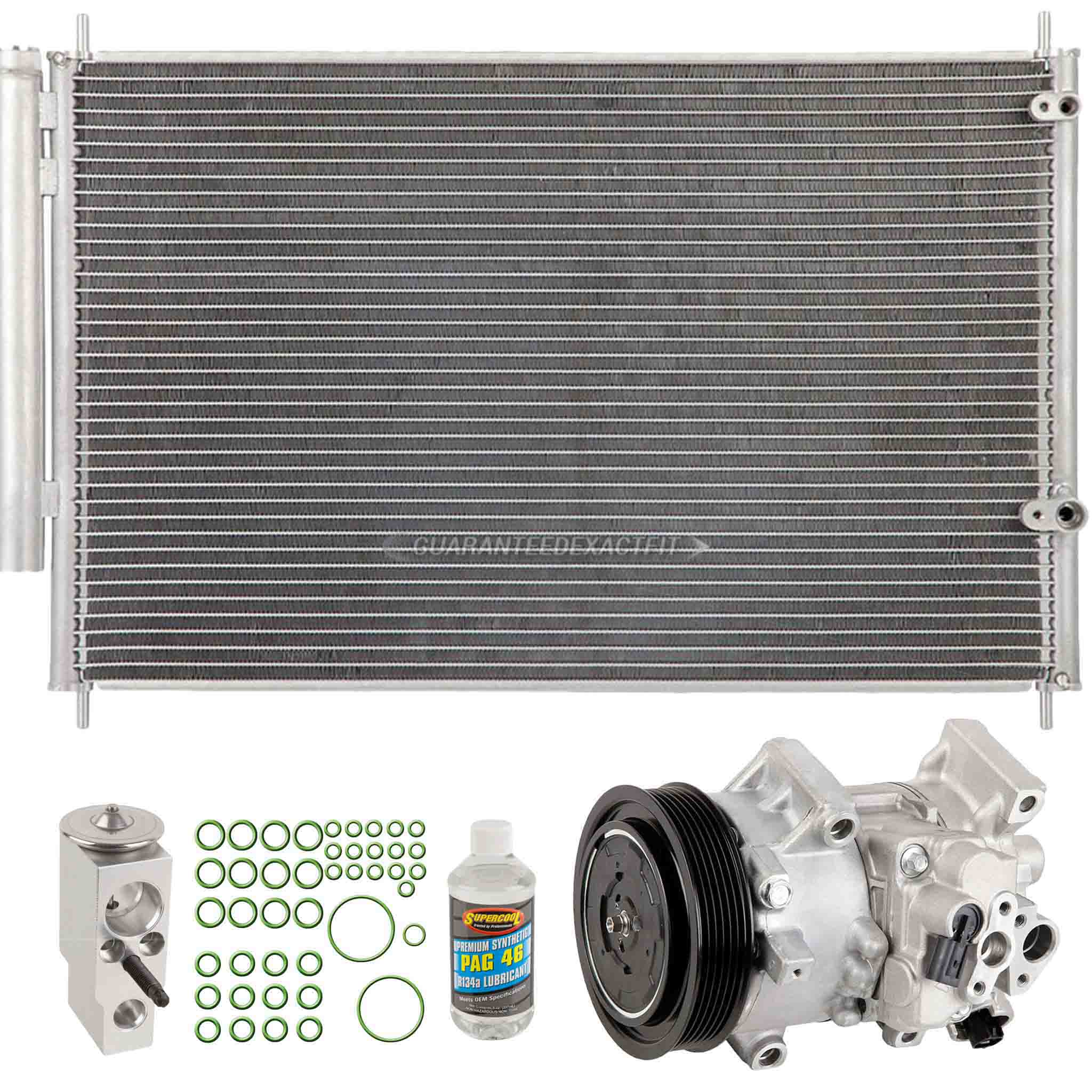2012 Toyota Corolla A/C Compressor and Components Kit 1.8L Engine 61 ...