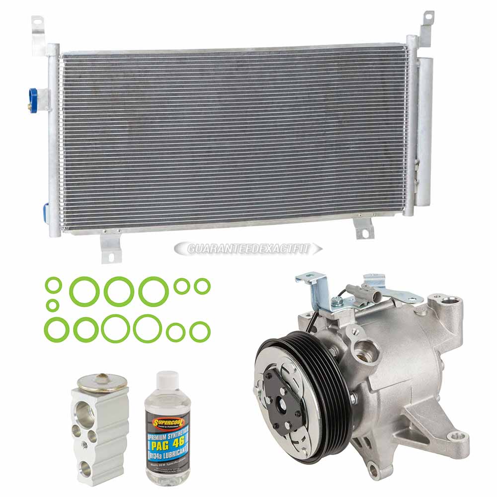 2017 Subaru Forester A/C Compressor and Components Kit 2.5L Engine 61 ...