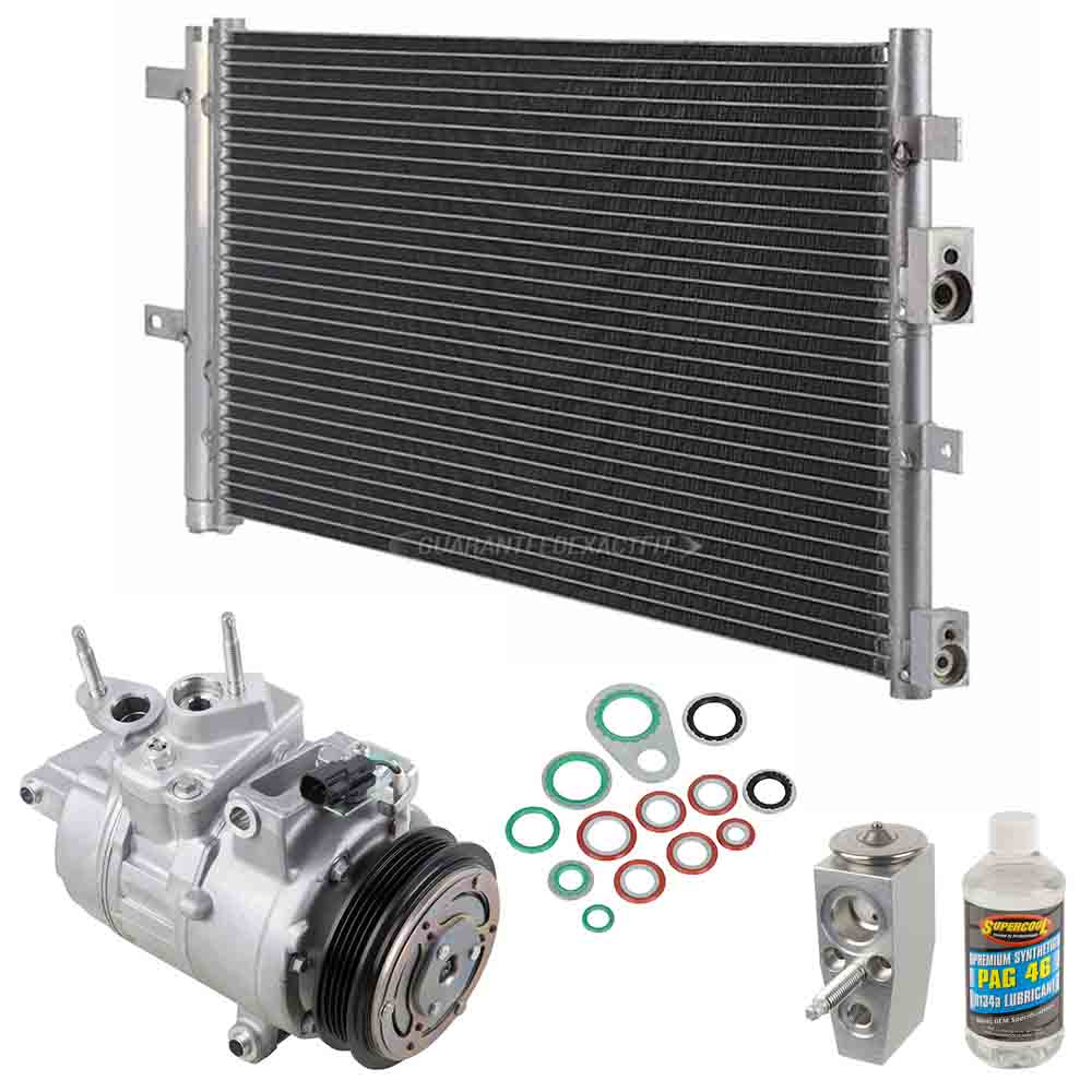 2014 ford Fusion A/C Compressor and Components Kit 2.0L Non Hybrid ...