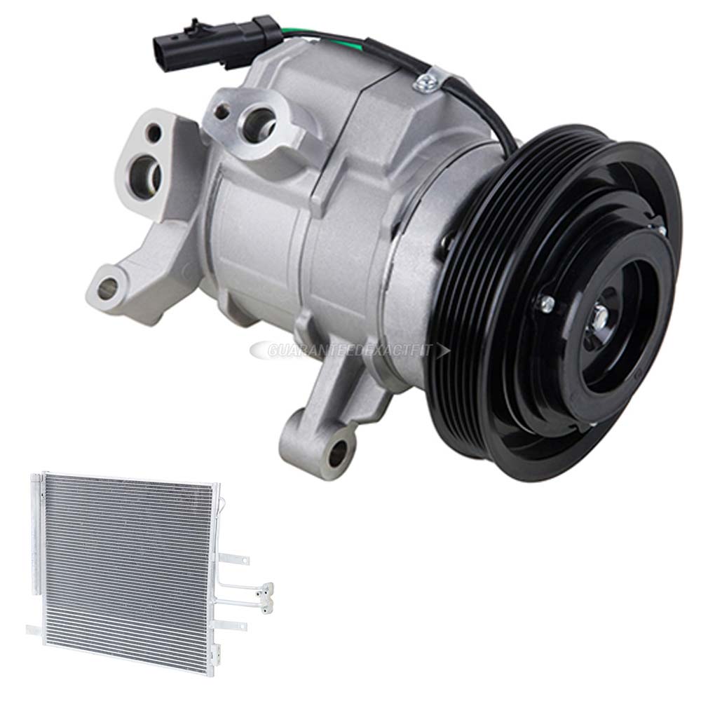 2009 Dodge Ram Trucks A/C Compressor and Components Kit 3.7L Engine 61 ...