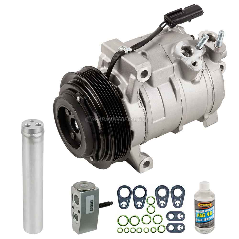 2014 Dodge Challenger A/C Compressor and Components Kit 6.4L Engine 61 ...
